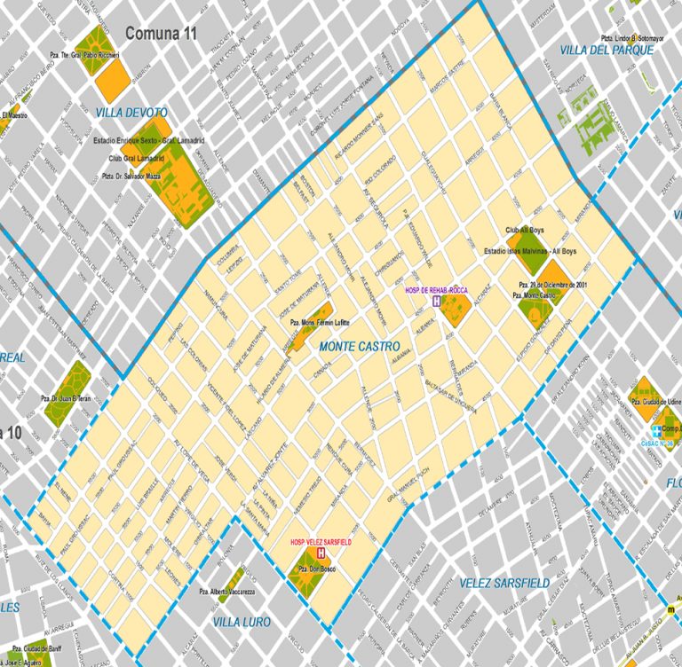 ≫ Listado de Colegios en el barrio de Monte Castro | Colegios en Buenos ...