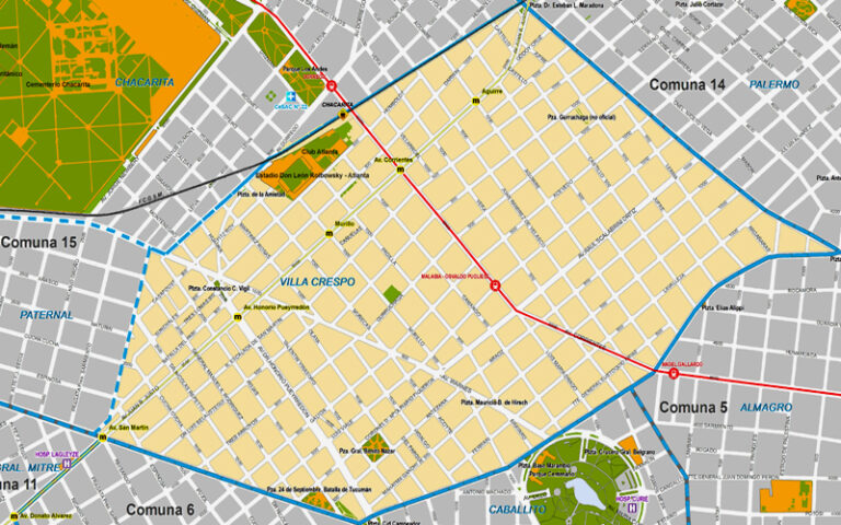 Información del barrio de Villa Crespo de Buenos Aires | Colegios en Buenos Aires