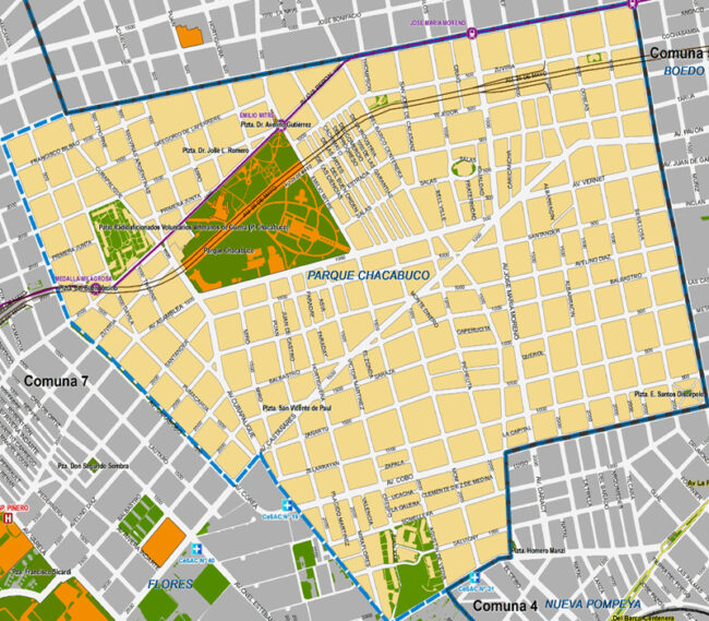 Información del barrio de Parque Chacabuco de Buenos Aires | Colegios ...